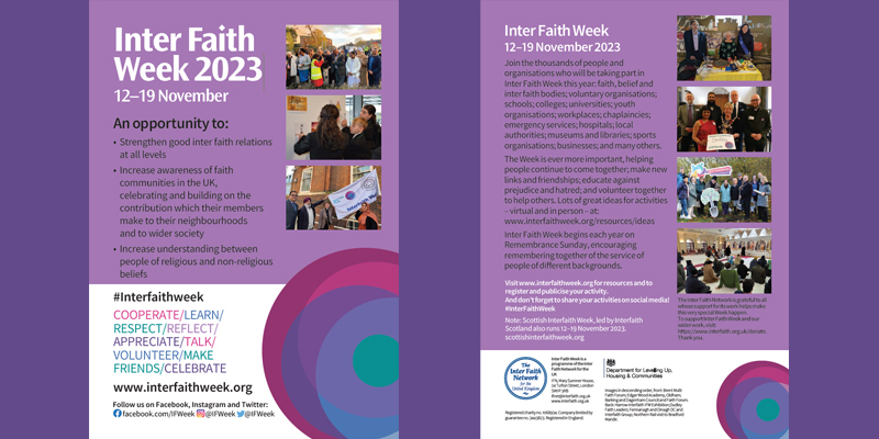 2023 Flyer - Resources - Inter Faith Week