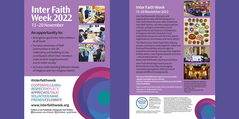 Press release: It’s six months to go until national Inter Faith Week 13 ...